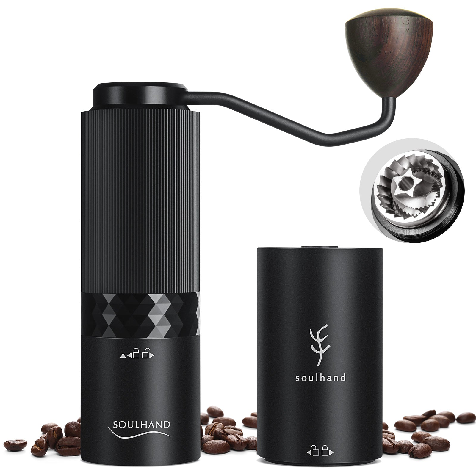 【US Only】Soulhand 2-IN-1 Portable Manual/Electric Coffee Grinder – soulhand